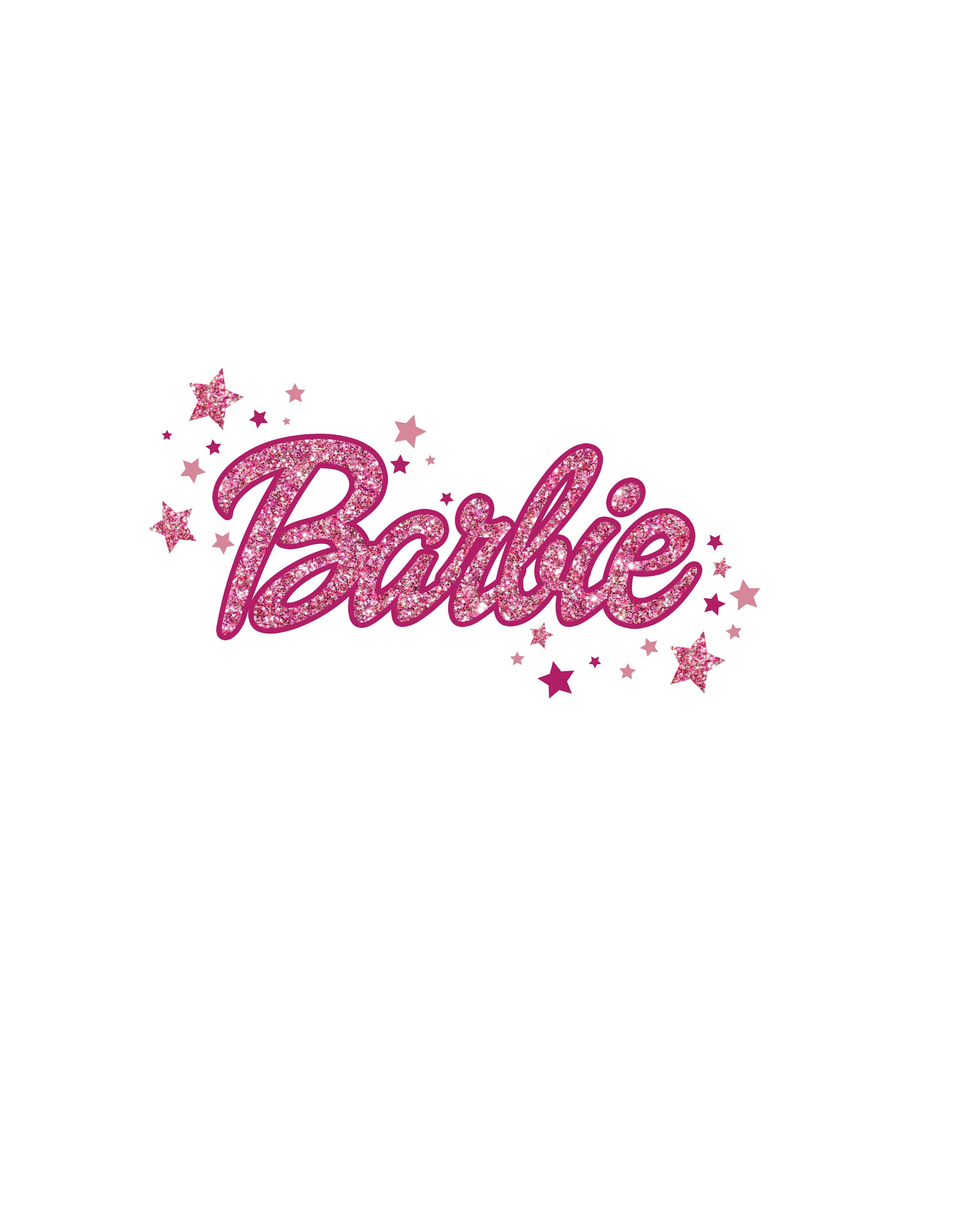 Personalized Barbie Style Name PNG, JPG - Etsy