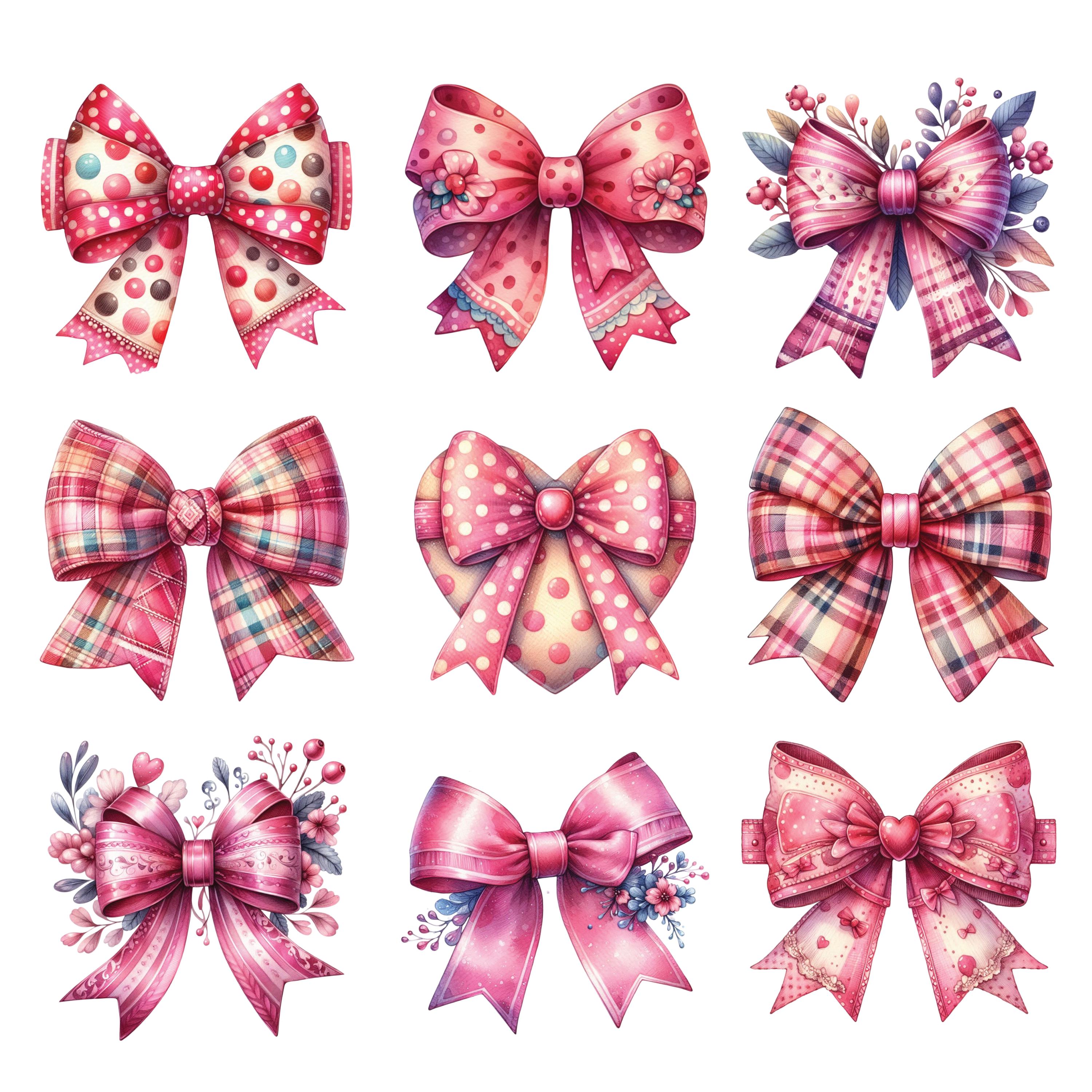 Pink Bows | Pink Bow Pattern Design | Sublimation Bow Design | T-shirt ...