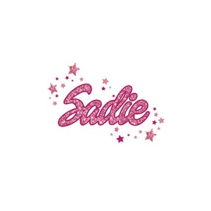 Personalized Barbie Style Name PNG, JPG - Etsy