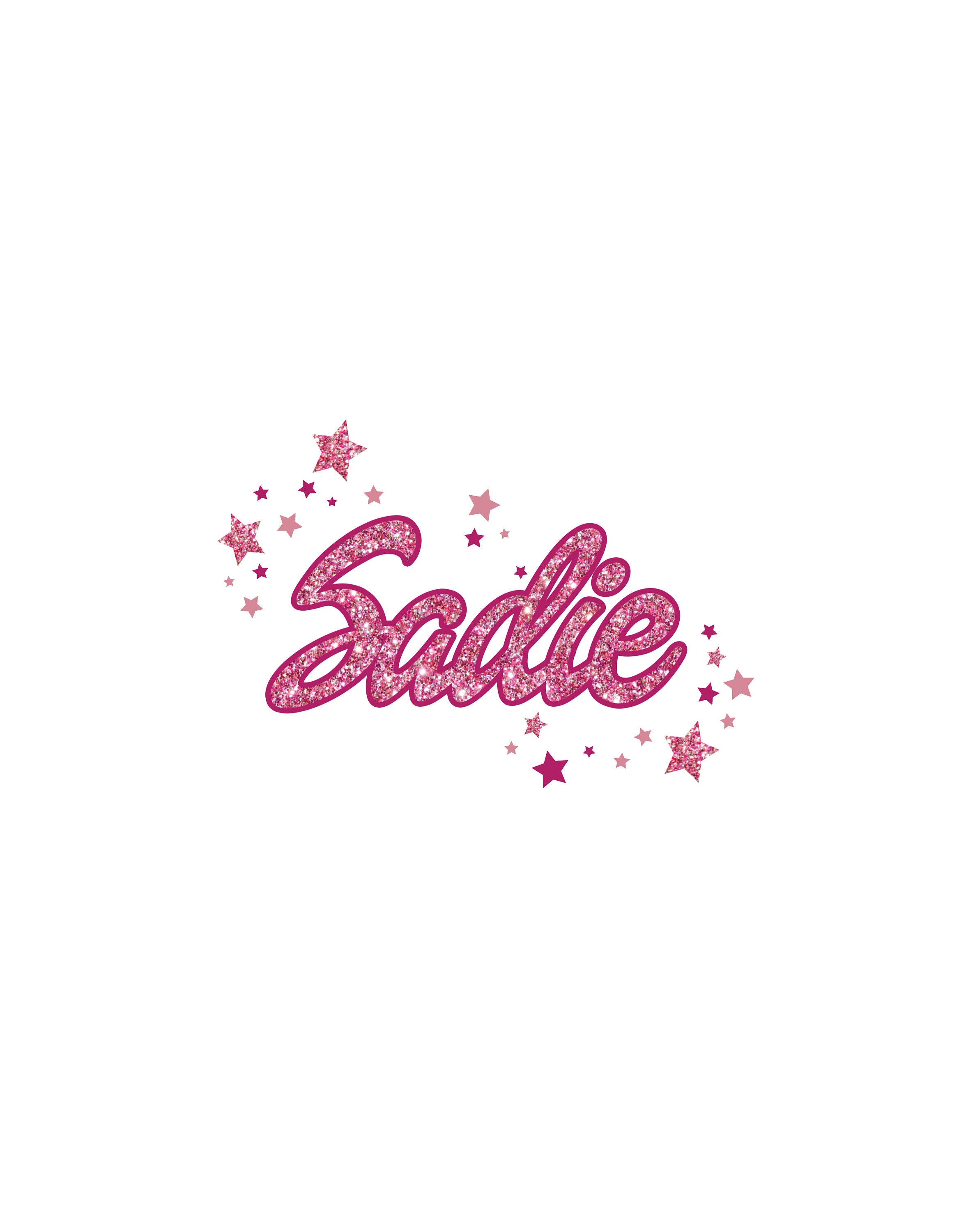 Personalized Barbie Style Name PNG, JPG - Etsy