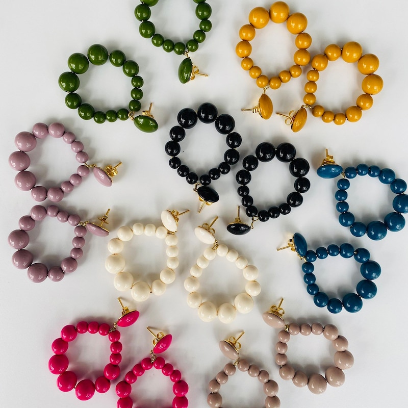 Day Sezane Earrings - Etsy UK