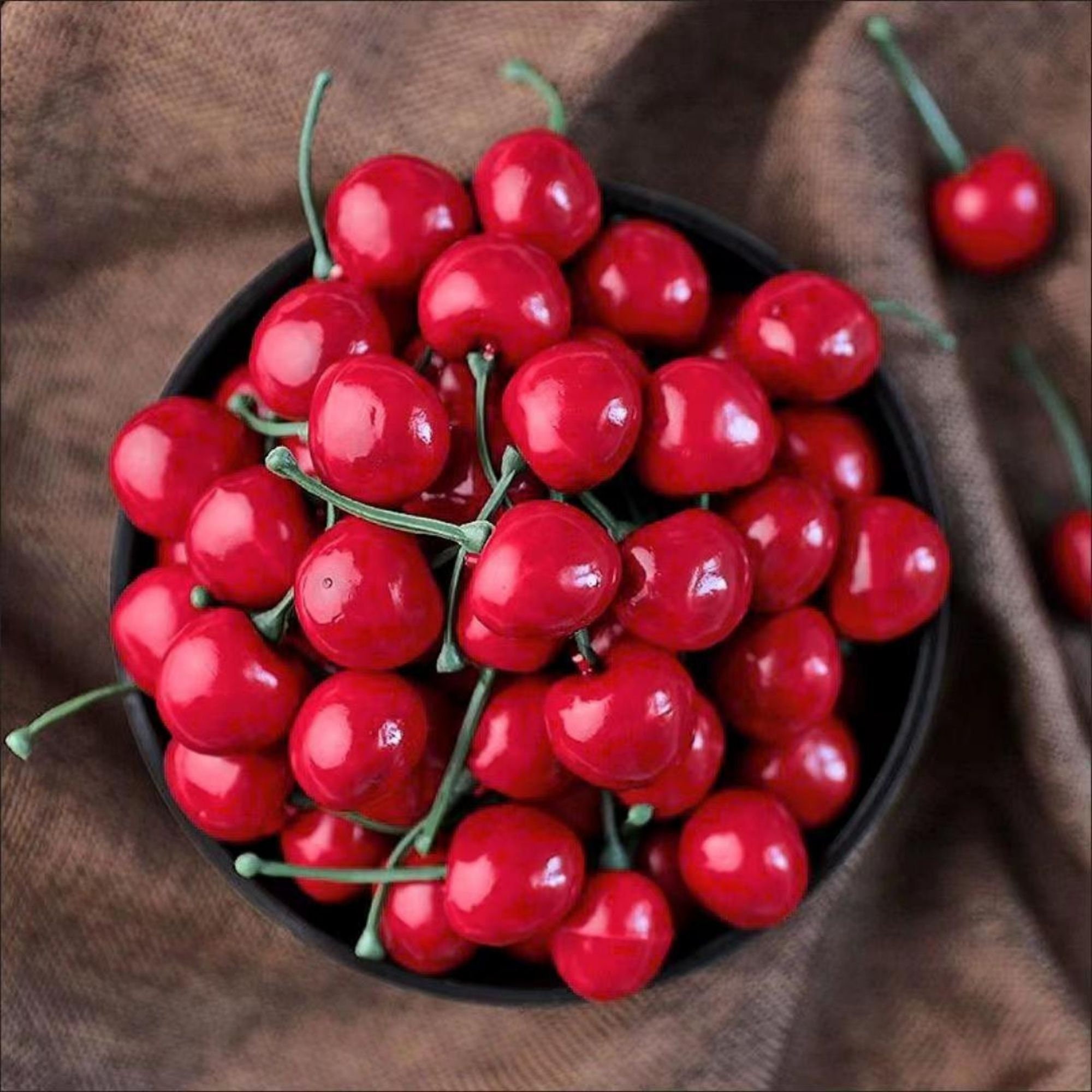 10pcs Artificial Cherry Artificial Fruit Photo Props Home - Etsy