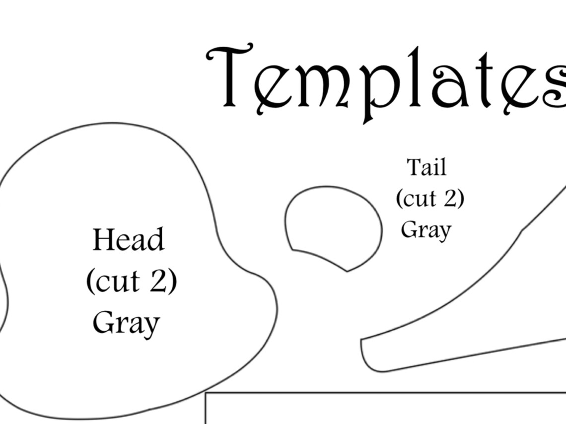 Felt Easter Bunny Pattern PDF, Bunny Sewing Pattern, Easter Decor DIY ...