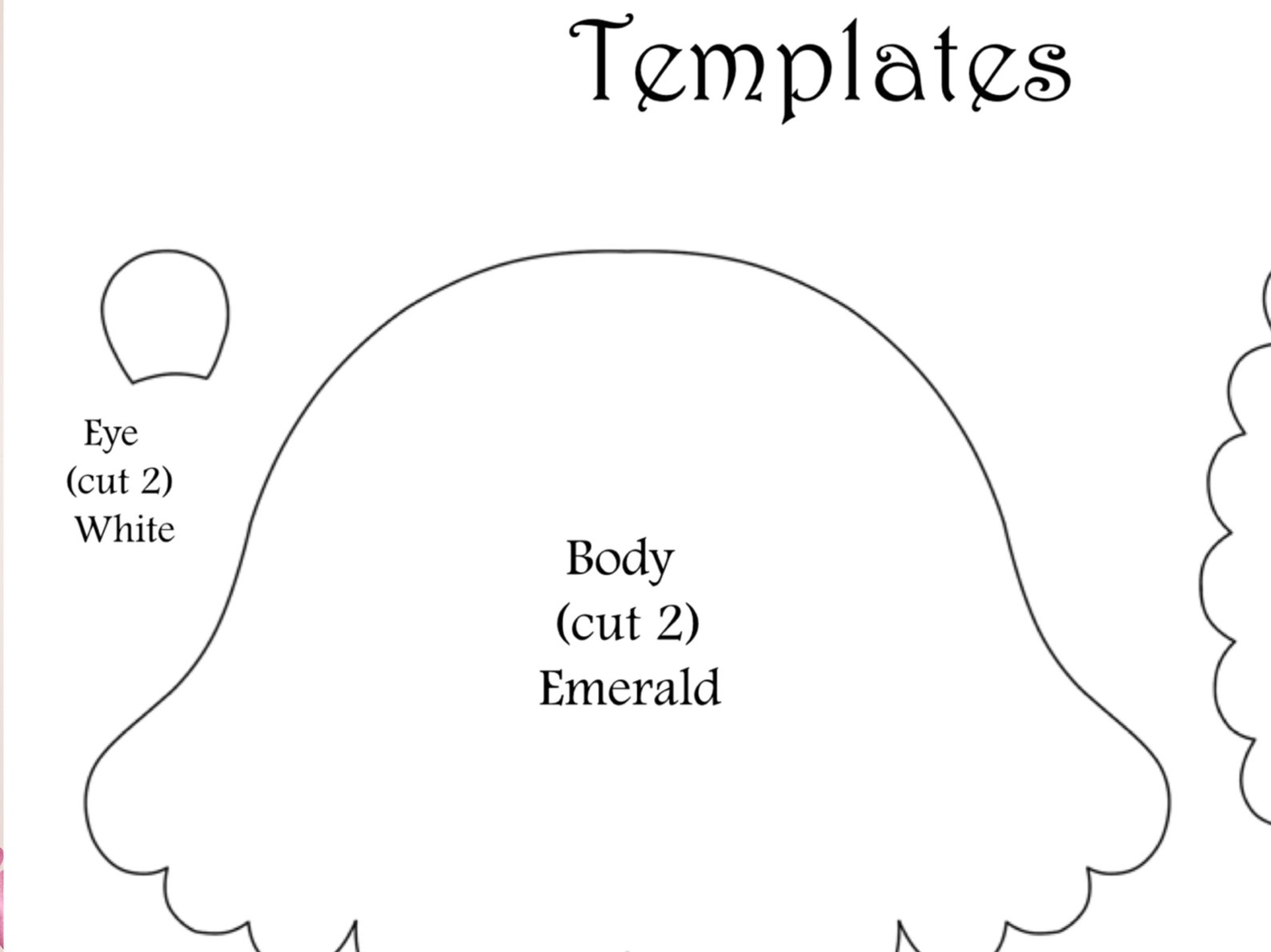 Felt Jellyfish Sewing Pattern PDF SVG, Felt Patterns, Ocean Pattern ...