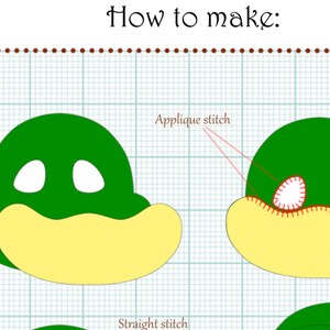 Snake Felt Sewing Pattern, Easy Toy Felt Patterns, Snake Tutorial, Felt ...