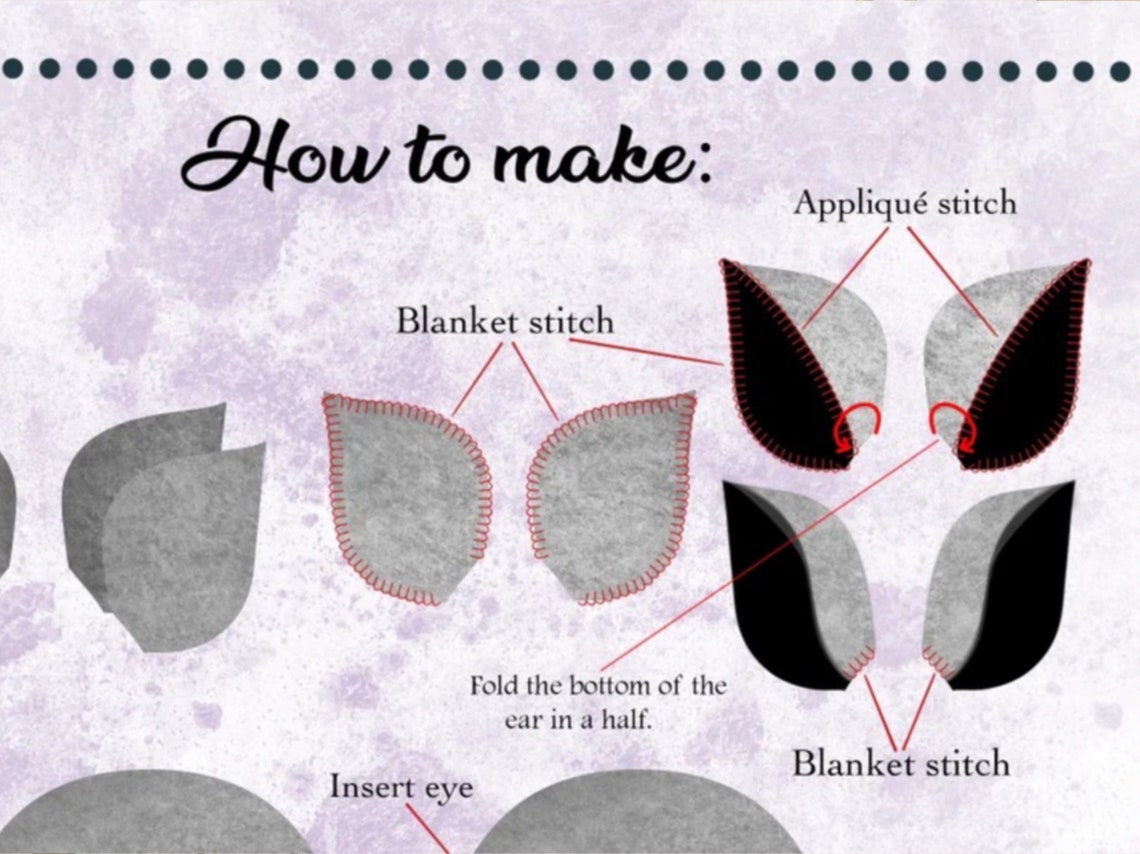 Felt Bat Pattern Felt Halloween Decor Bat Plush Sewing Easy - Etsy