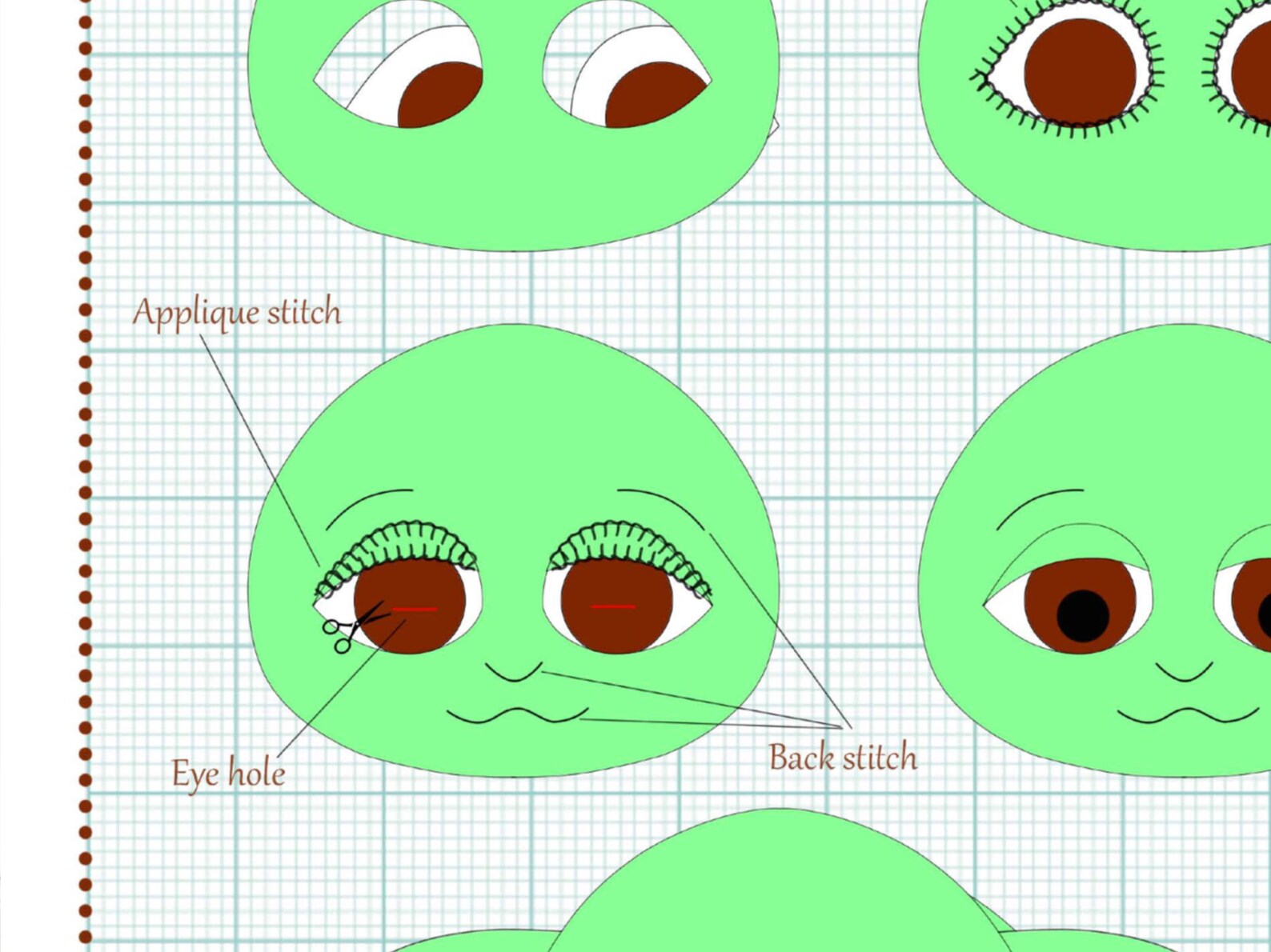 Felt Alien Pattern, Easy Sewing Patterns, Baby Child Alien, Felt ...