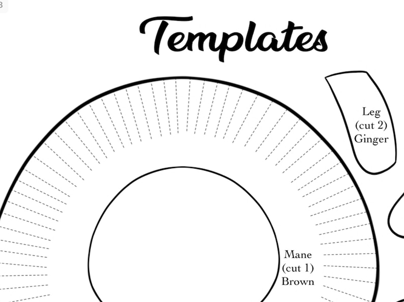 Felt Lion Toy Pattern, Sewing Pattern, Felt Lion Tutorial, Safari ...