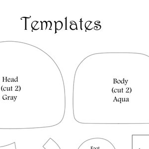 Robot Sewing Pattern, Felt Pattern, Felt Easy Sewing Plush Toy, Robot ...