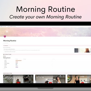 Notion Template, Notion Habit Tracker, Morning Routine, Notion ...