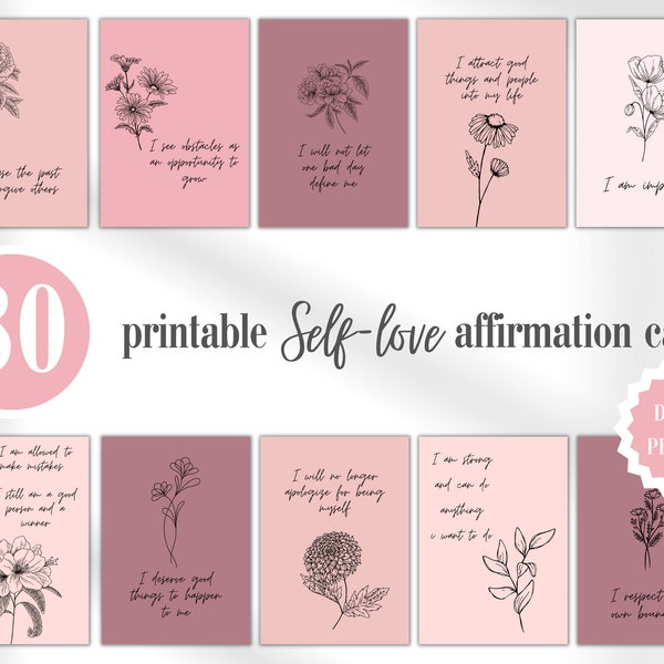 Self Love Cards - Etsy
