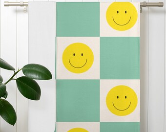 Smiley Face Bath Towel - Etsy