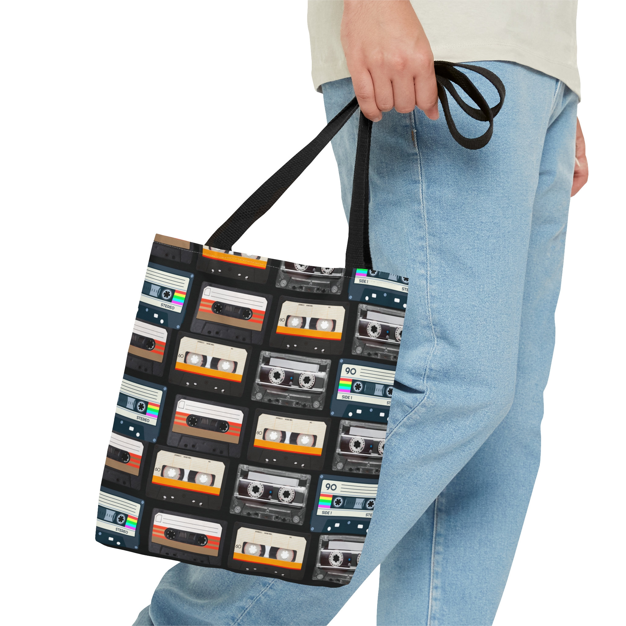 Vintage Audio Cassette Tote Bag Retro Music Lover Gift - Etsy