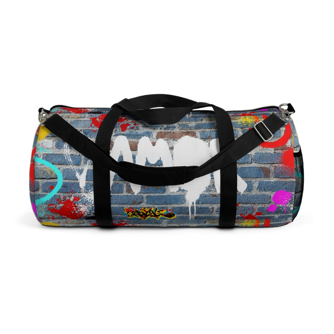 Graffiti Duffel Bag Urban Street Art Style - Etsy