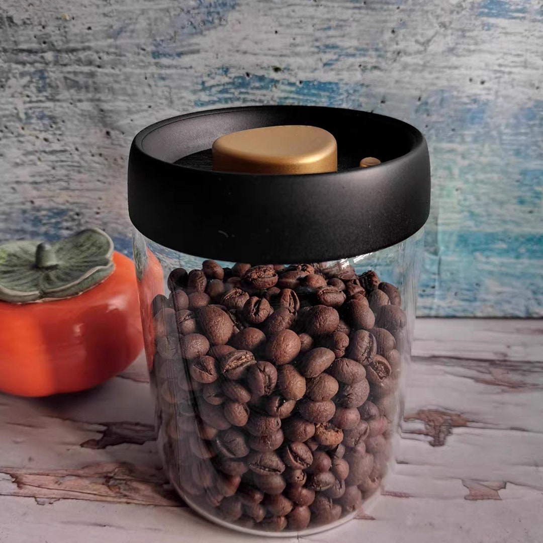 Wide Mouth Airtight Jars,coffee Bean Jars,glass Jar Containers With ...
