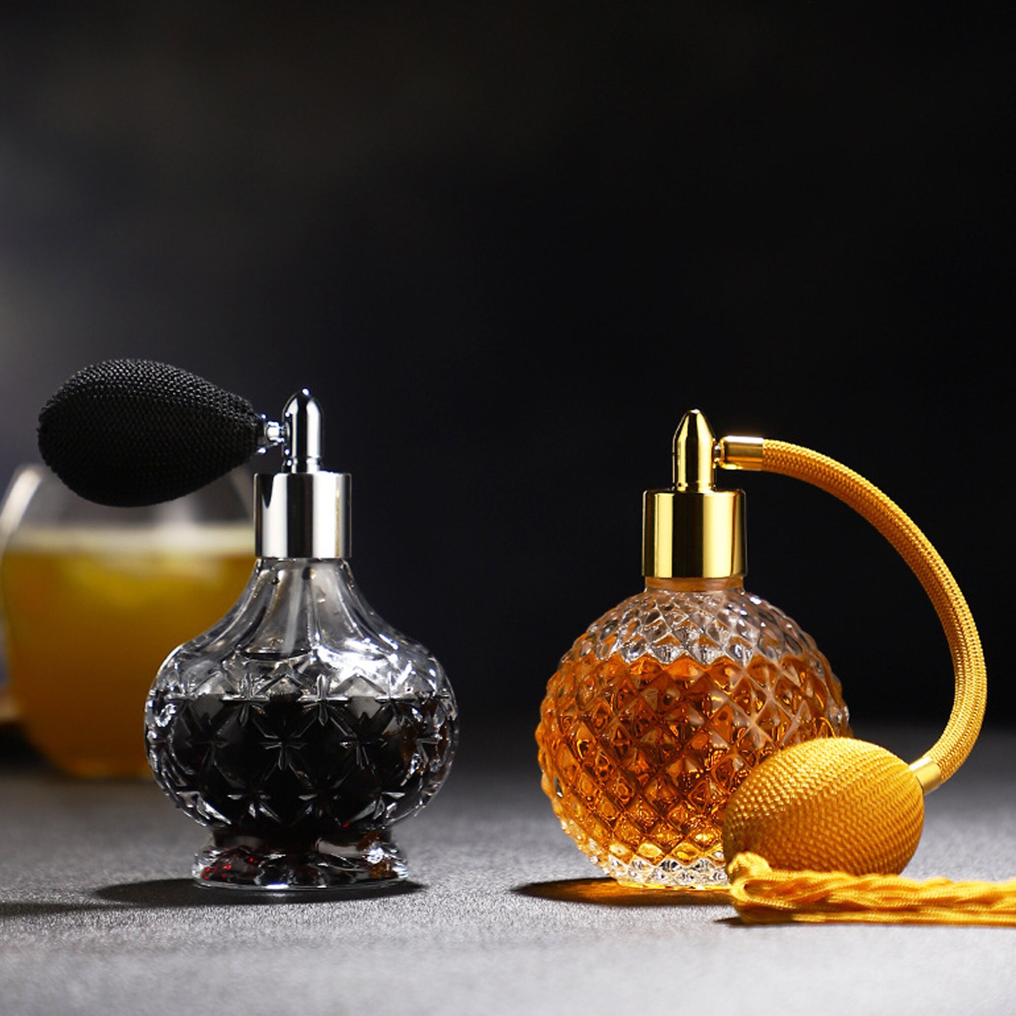 100ml Perfume Bottle, Black Perfume Bottle, Perfume Bottle With Air Bag ...