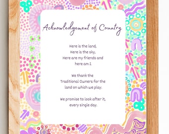 Aboriginal Acknowledgement of Country | Aboriginal Art | Teacher ...