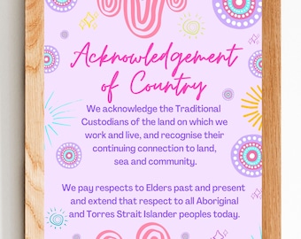 Aboriginal Acknowledgement of Country | Aboriginal Art | Teacher ...