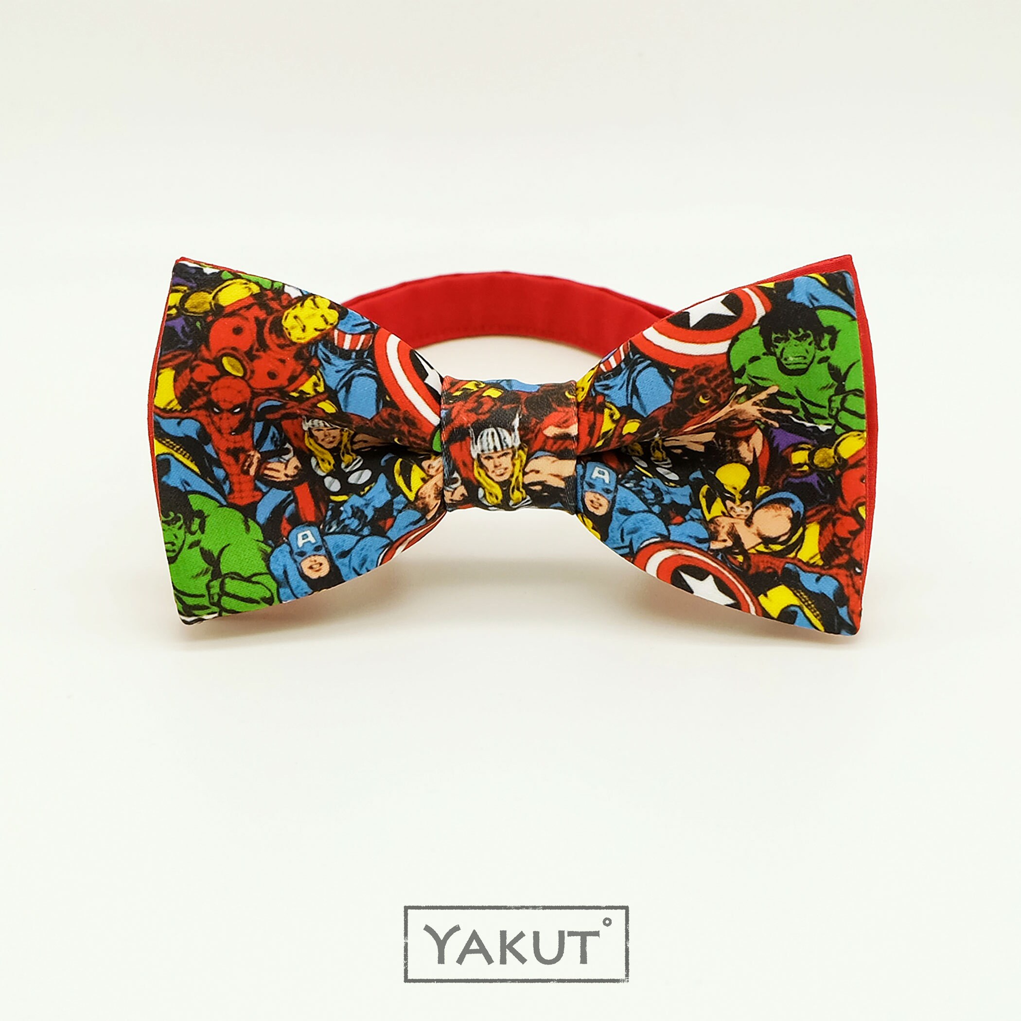 Superhero Bow Tie, Iron Man Bow Tie, Red Bow Tie, Geek Bow Tie, Kids ...