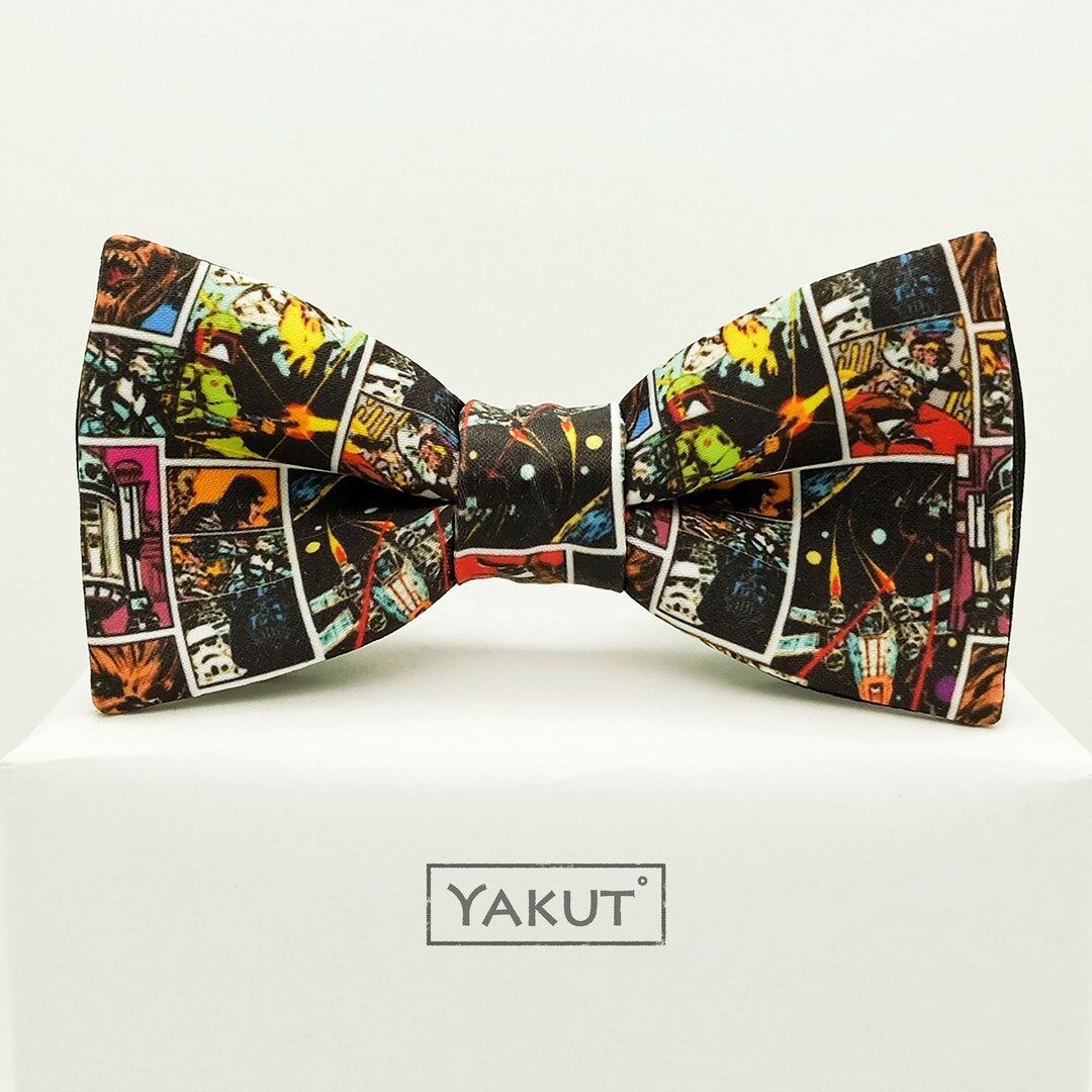 Star Wars Bowtie With Characters, Comic Printed Bow Tie for Kids and ...