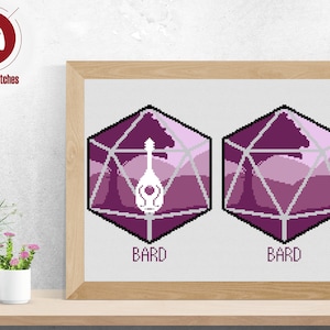 Bard Dnd Class Symbol Dungeons and Dragons Cross Stitch PDF Pattern ...