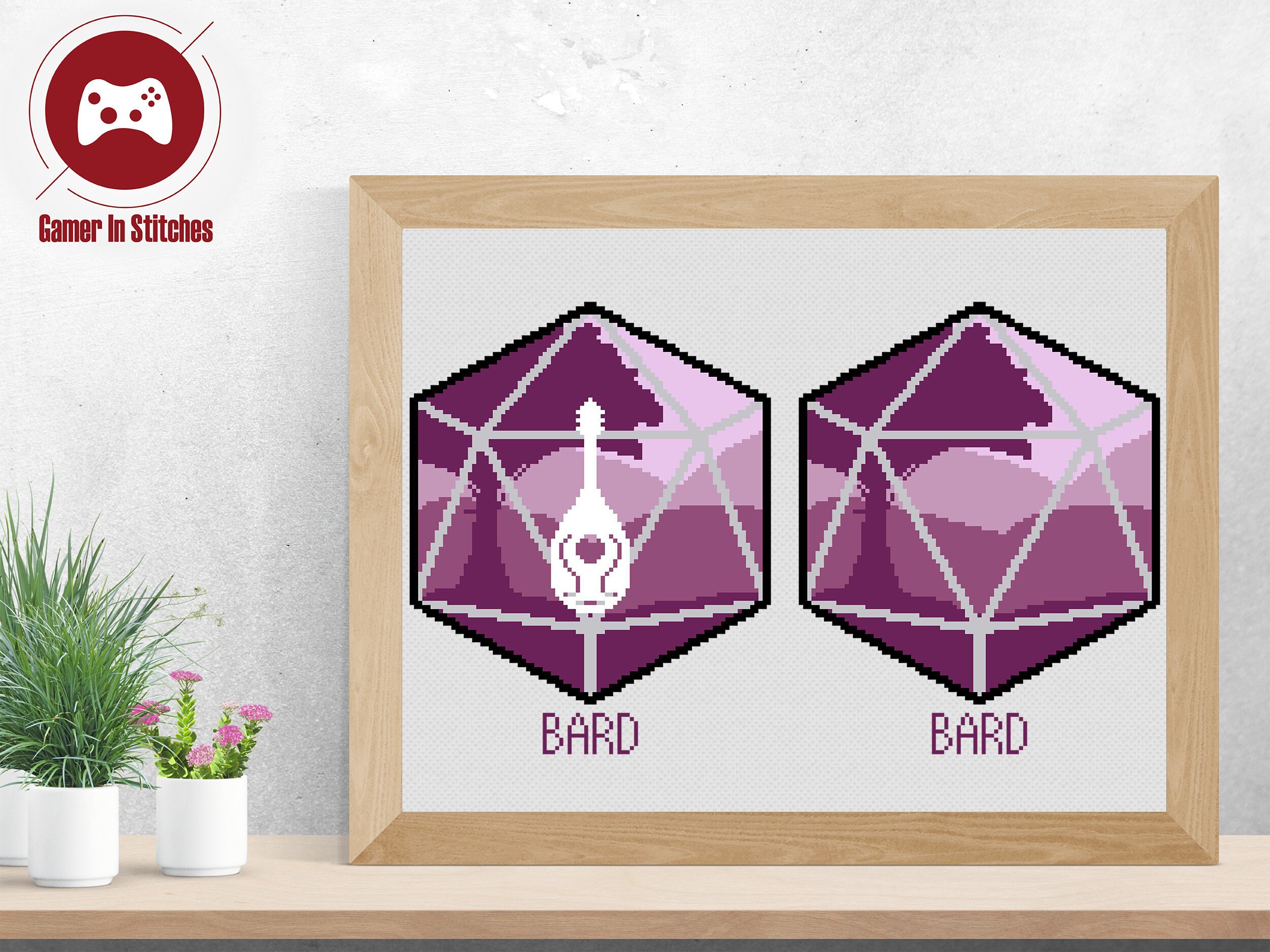 Bard Dnd Class Symbol Dungeons and Dragons Cross Stitch PDF Pattern ...