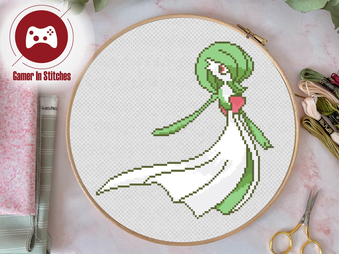 Gardevoir - Pokemon - Cross Stitch PDF Pattern, Digital Design - Etsy