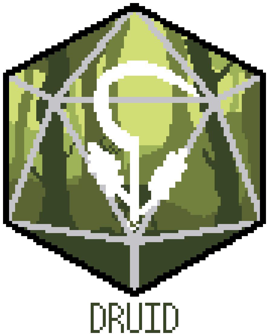 Druid Dnd Class Symbol - Dungeons and Dragons - Cross Stitch PDF ...