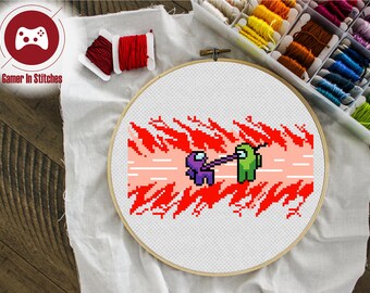 Among Us Stitch - Etsy