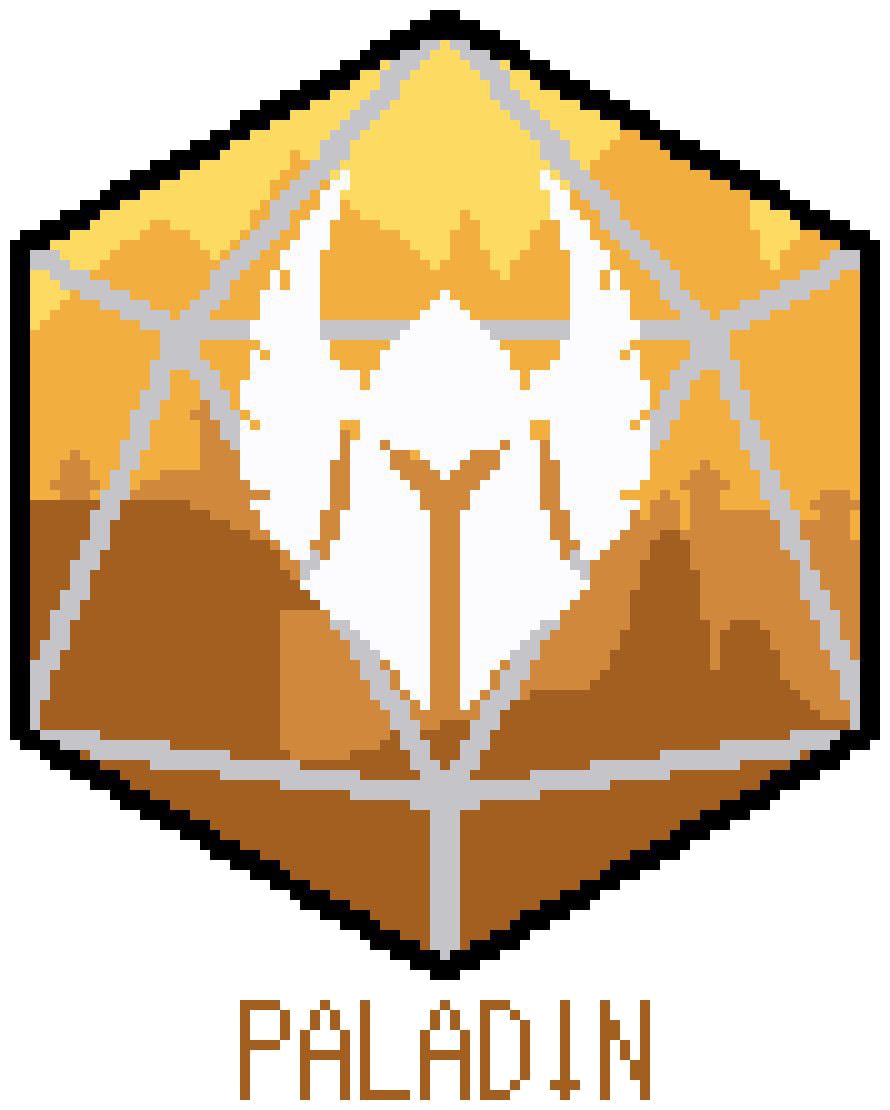 Paladin Dnd Class Symbol Dungeons and Dragons Cross Stitch - Etsy