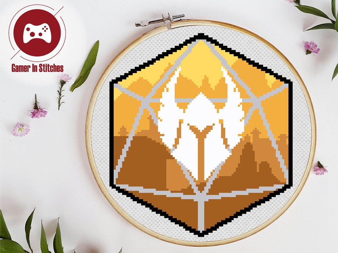 Paladin Dnd Class Symbol - Dungeons and Dragons - Cross Stitch PDF ...