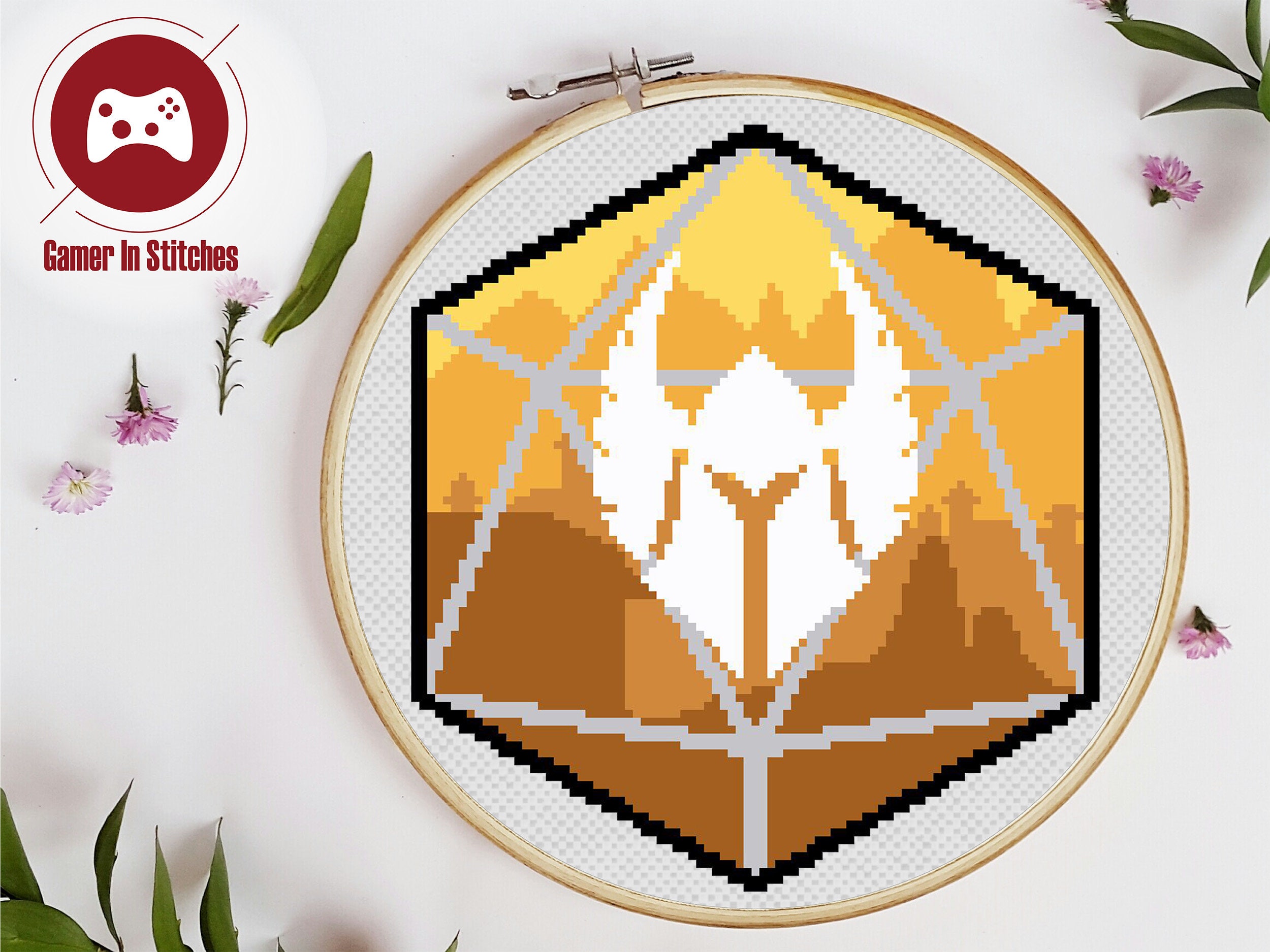 Paladin Dnd Class Symbol - Dungeons and Dragons - Cross Stitch PDF ...