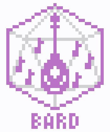 Bard Class Symbol - Dungeons and Dragons - Cross Stitch PDF Pattern ...