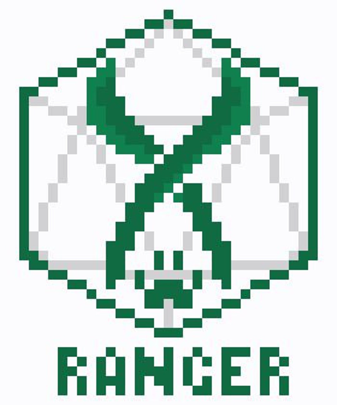 Ranger Class Symbol - Dungeons and Dragons - Cross Stitch PDF Pattern ...