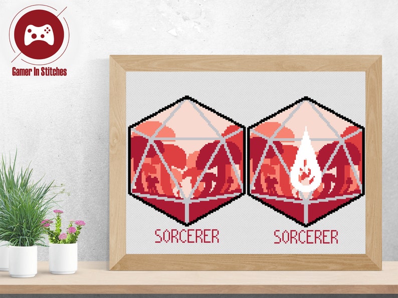 Sorcerer Dnd Class Symbol Dungeons and Dragons Cross - Etsy