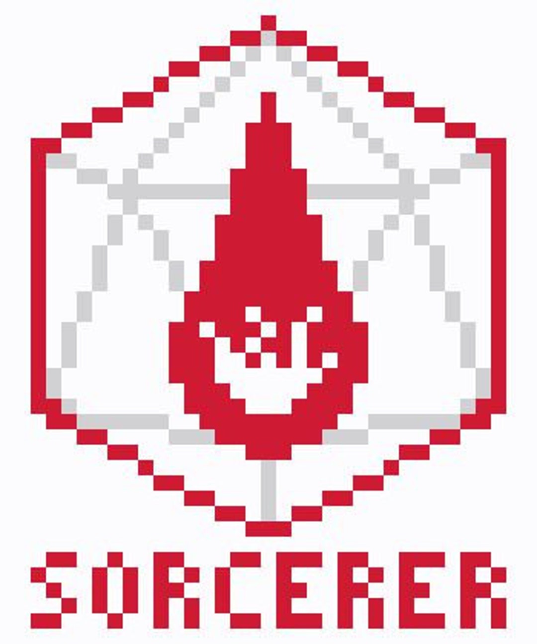 Sorcerer Class Symbol - Dungeons and Dragons - Cross Stitch PDF Pattern ...