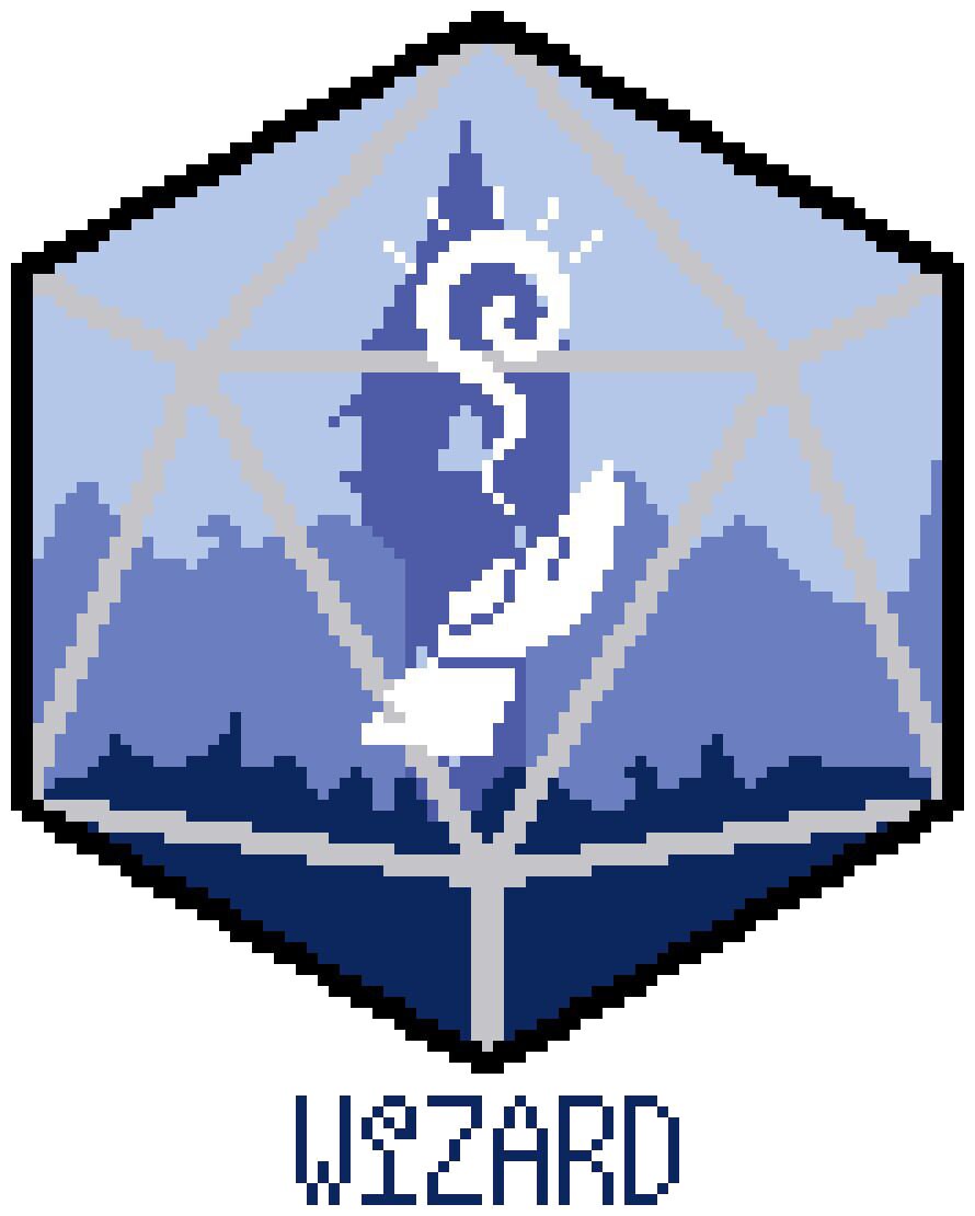 Wizard Dnd Class Symbol Dungeons and Dragons Cross Stitch - Etsy