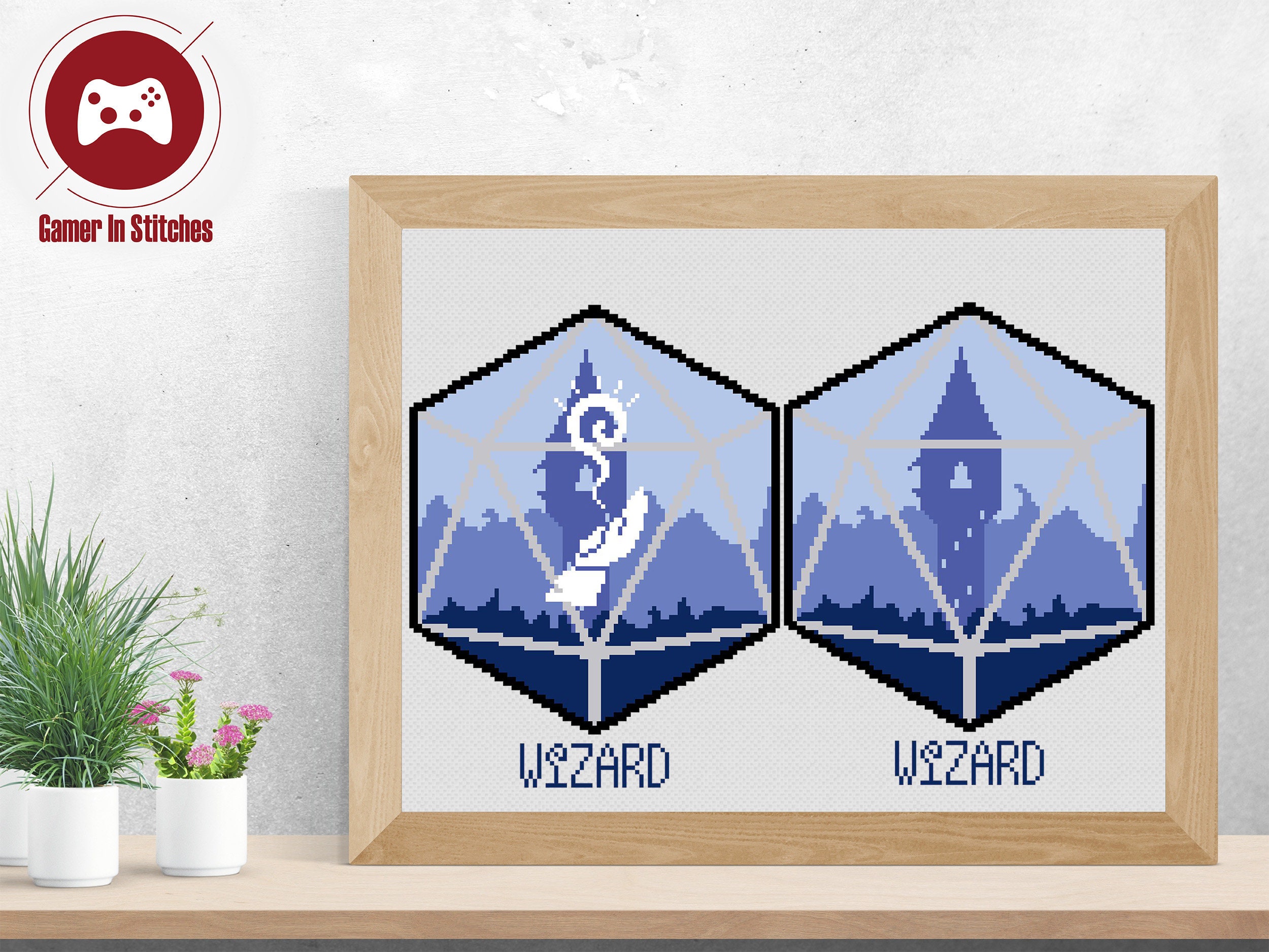 Wizard Dnd Class Symbol Dungeons and Dragons Cross Stitch - Etsy