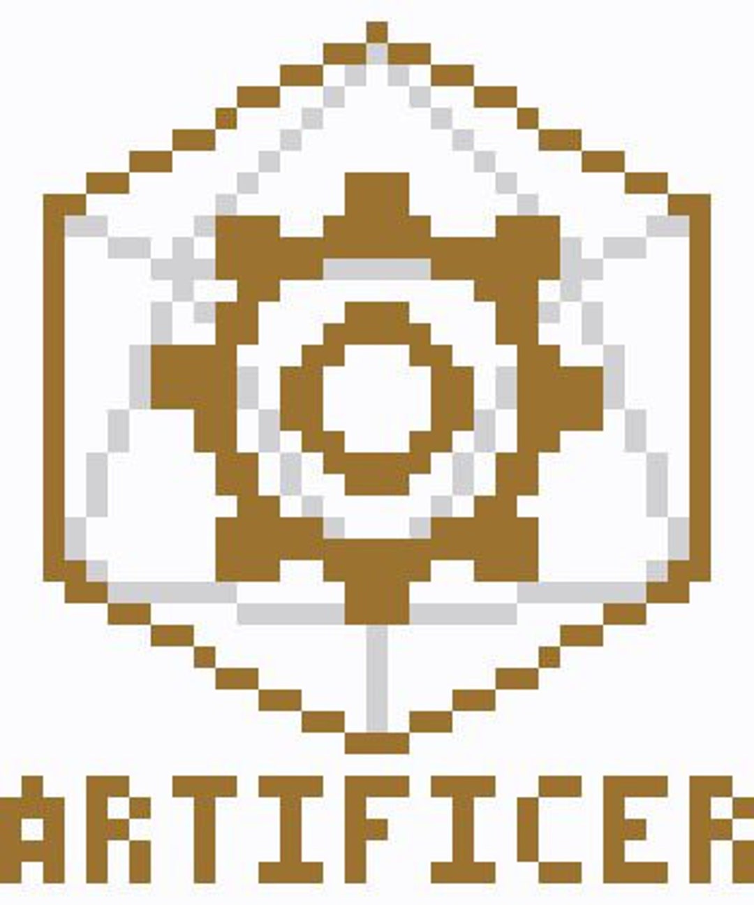 Artificer Class Symbol - Dungeons and Dragons - Cross Stitch PDF ...