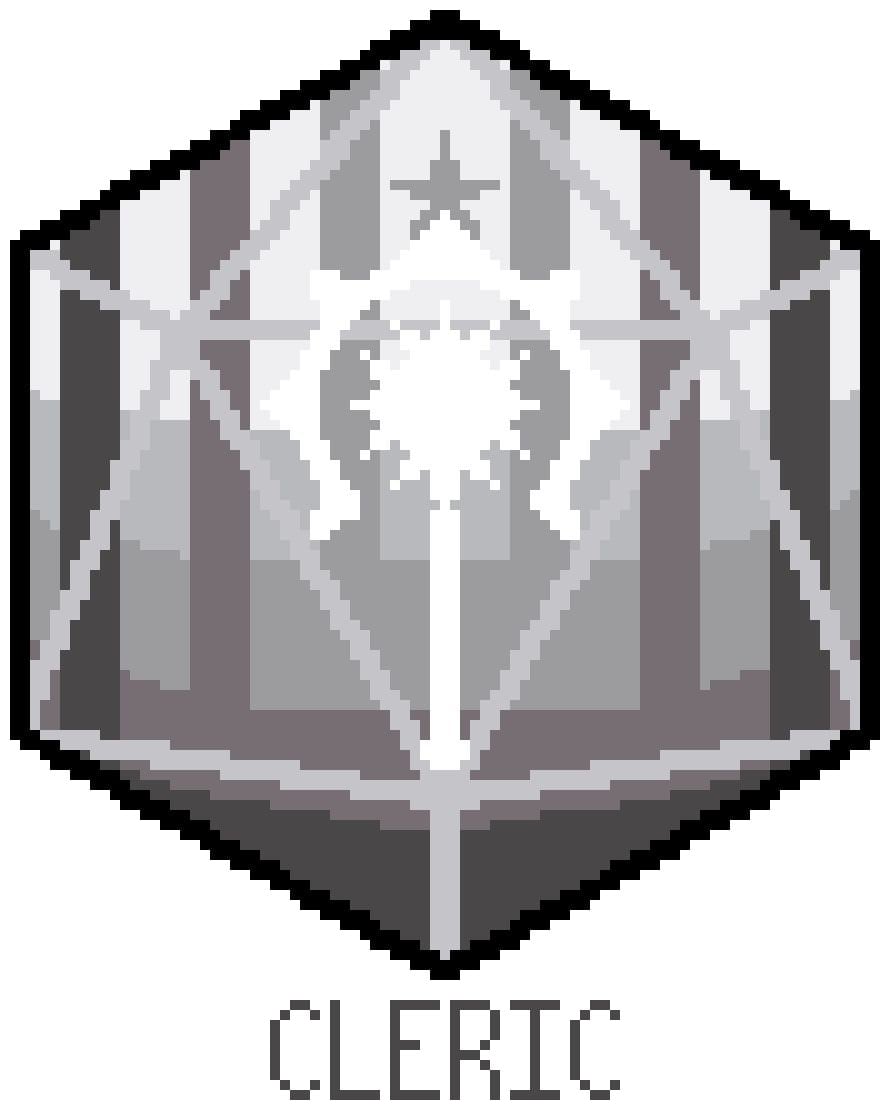 Cleric Dnd Class Symbol - Dungeons and Dragons - Cross Stitch PDF ...