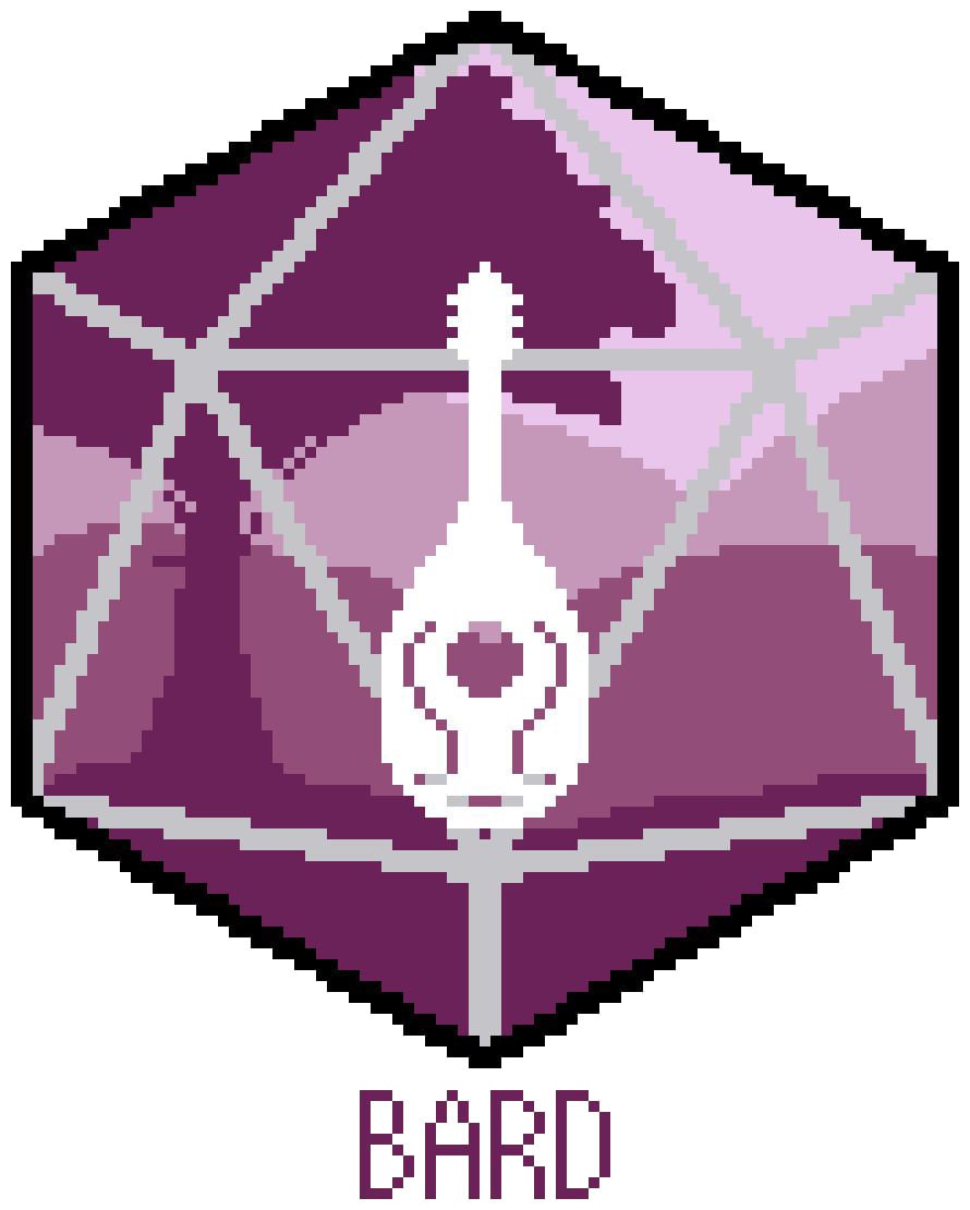 Bard Dnd Class Symbol Dungeons and Dragons Cross Stitch PDF Pattern ...