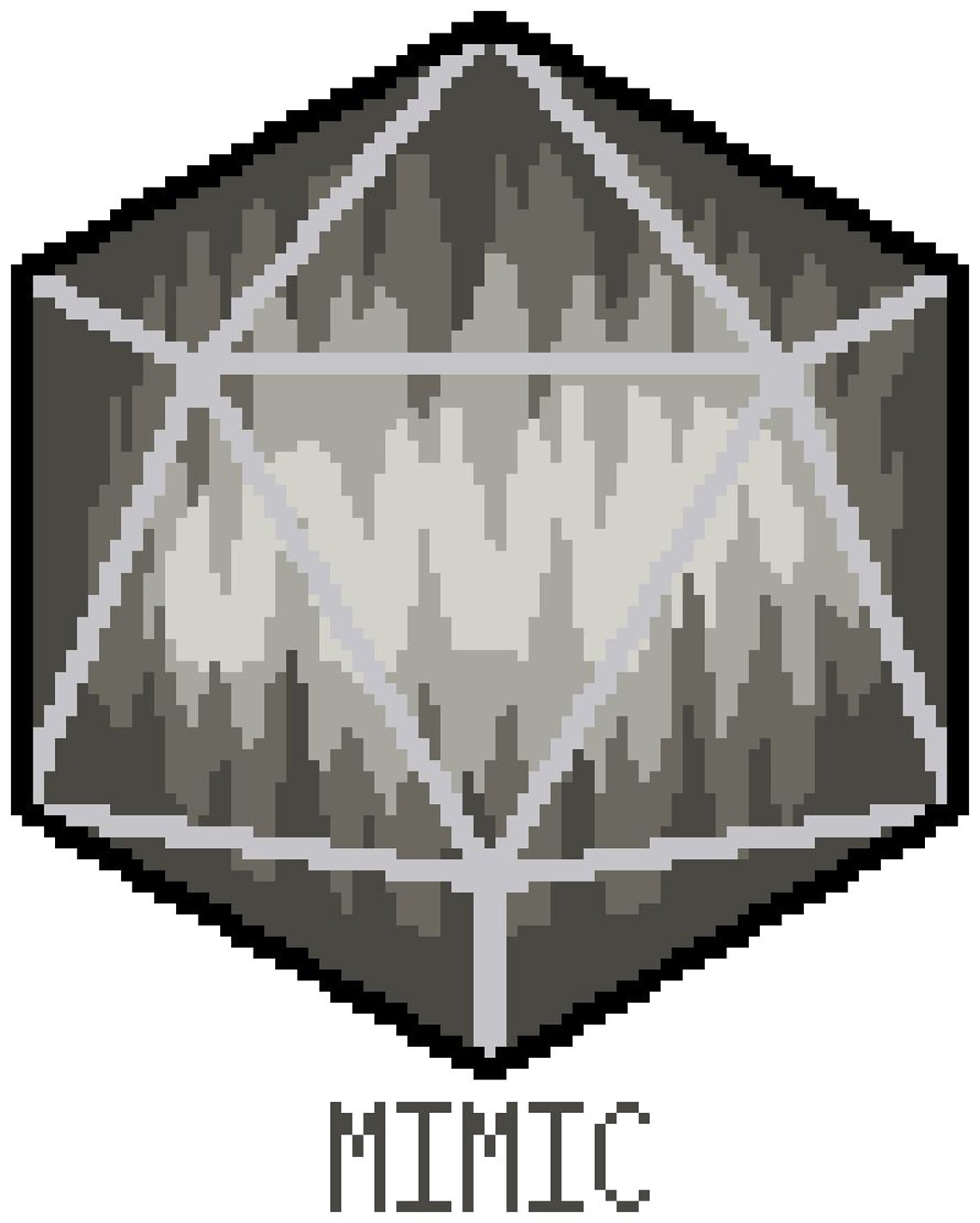 Cave Mimic Dnd - Dungeons and Dragons - Cross Stitch PDF Pattern ...