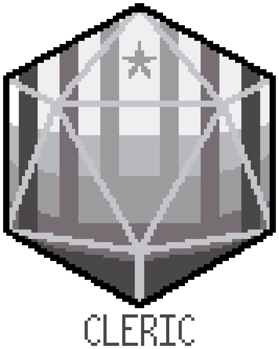 Cleric Dnd Class Symbol - Dungeons and Dragons - Cross Stitch PDF ...