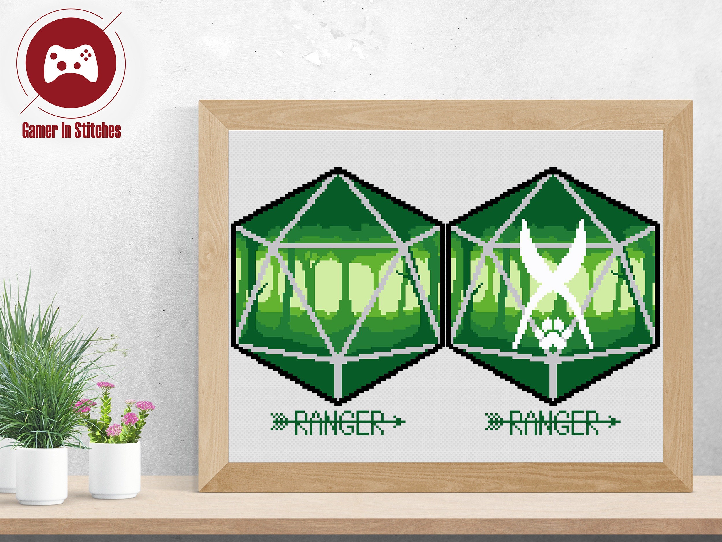 Ranger Dnd Class Symbol Dungeons and Dragons Cross Stitch - Etsy Australia