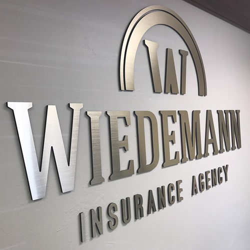 Custom Reception Sign Acrylic Office Sign 3D Business Logo - Etsy