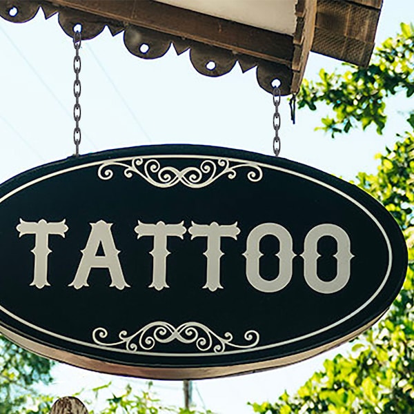 Hanging Shop Sign - Etsy