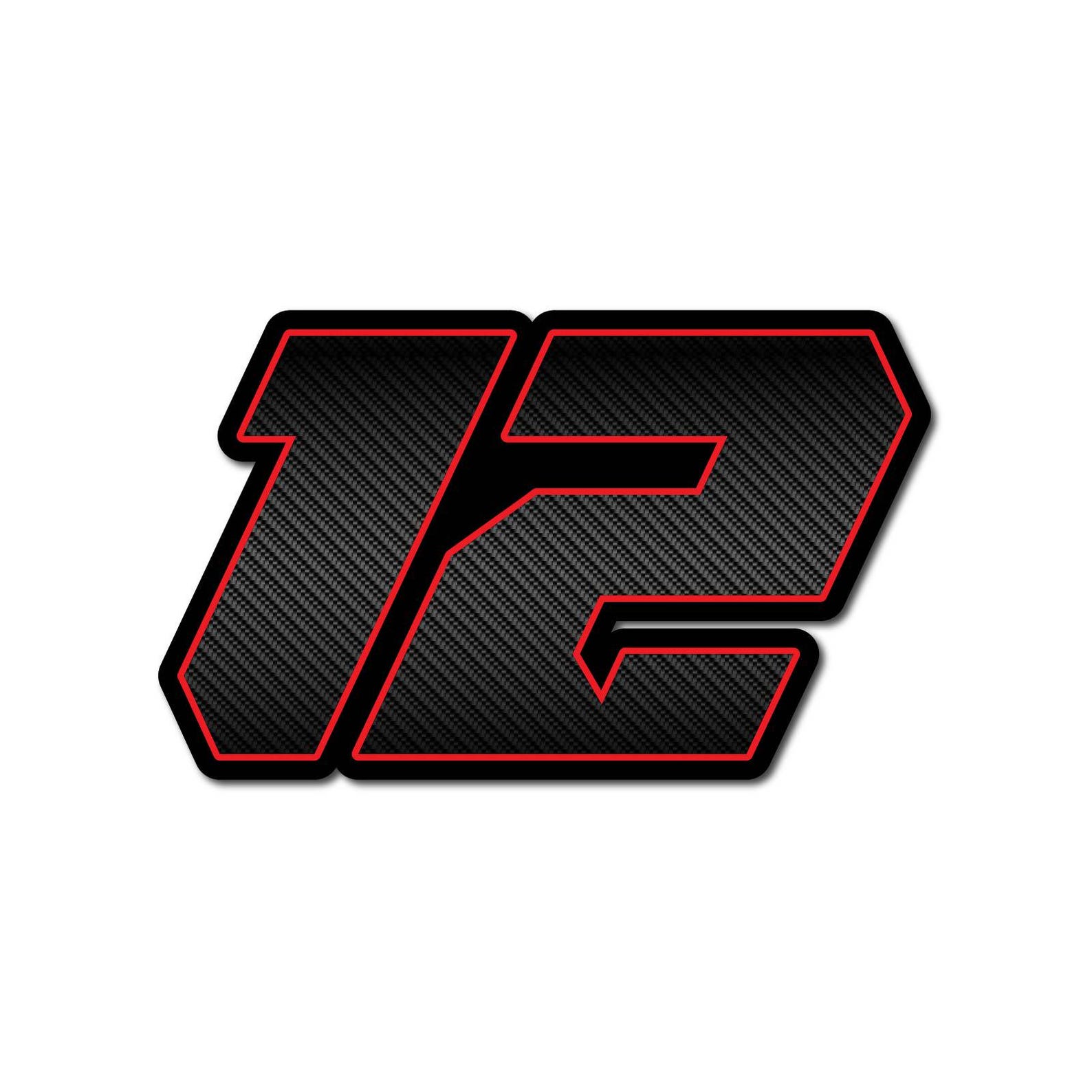 Custom Race Number Stickers, Carbon Fiber Style, MX, Car (3 Pieces) - Etsy