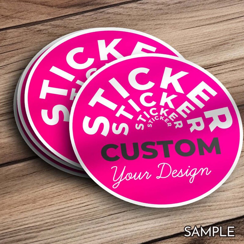 Custom Logo Stickers - Etsy
