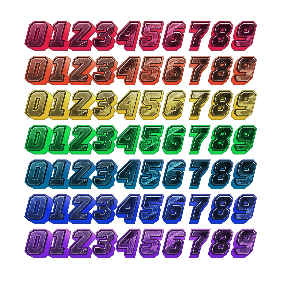 Custom Motorcycle Racing Number Sticker, Weatherproof Decal - Etsy