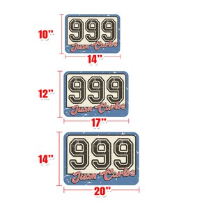 Racing Car Numbers Sticker Retro Custom Autocross Magnet Name Vinyl ...